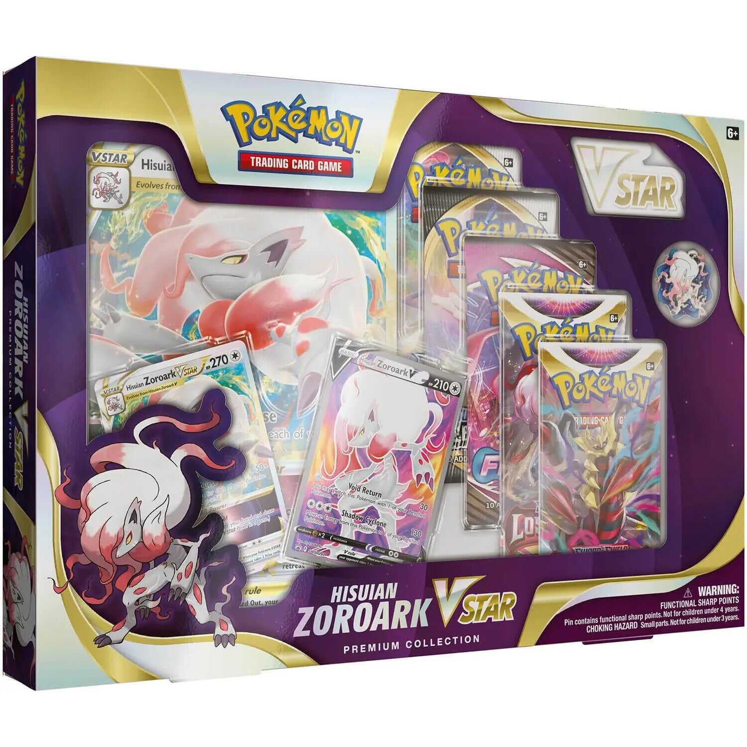 Pokemon Schwert & Schild: Hisui-Zoroark Vstar Premium-Kollektion (DE ...